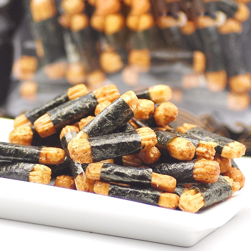 SHIRAKIKU Nori Maki Arare Rice Crackers w/Seaweed, 3.00 oz. – Bridora